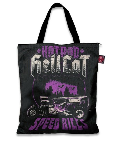 Liquor Brand Hotrod Hellcat Speed Kills Gothic Horror Punk Tote Bag HR ...