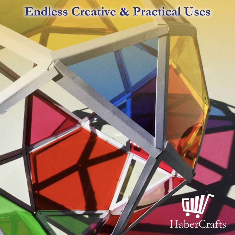 Coloured A4 Acetate Sheets Transparent Gel Clear OHP Craft Plastic ...