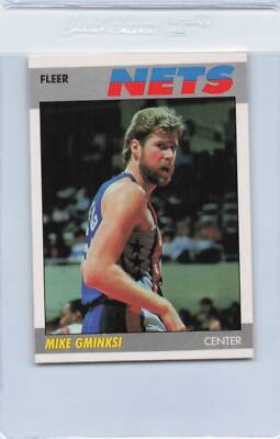 1987/88 Fleer #41 Mike Gminski Nets NM *1356 | eBay