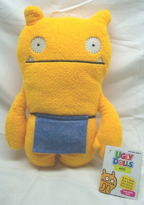 Ugly Dolls SOFT YELLOW WAGE CHARACTER 13" Plush STUFFED ANIMAL Toy ...