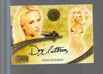 Benchwarmer 2016 GOLD Edition autograph card Dani Mathers | eBay