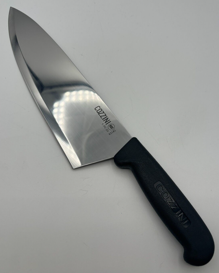 Cozzini Cutlery Imports 10" Chef Knife - Razor Sharp Commercial Kitchen ...