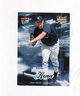 2007 SEAN HENN FLEER ULTRA ROOKIES AUTO/AUTOGRAPH 045/349 NEW YORK ...