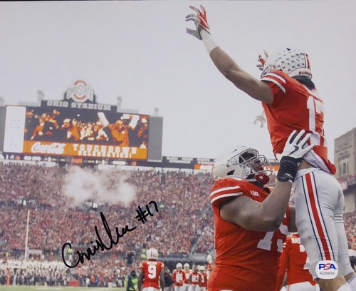 Chris Olave Signed Autographed Ohio State Buckeyes 8x10 Photo Champs ...