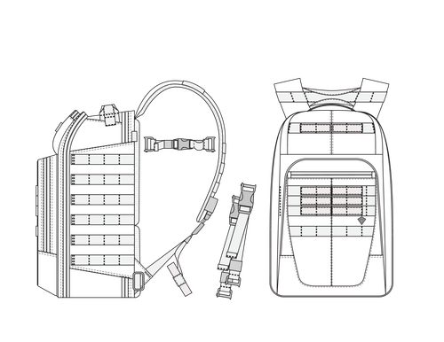 First Tactical Specialist 1-Day Backpack 36L-Army Gear Bag-Military ...