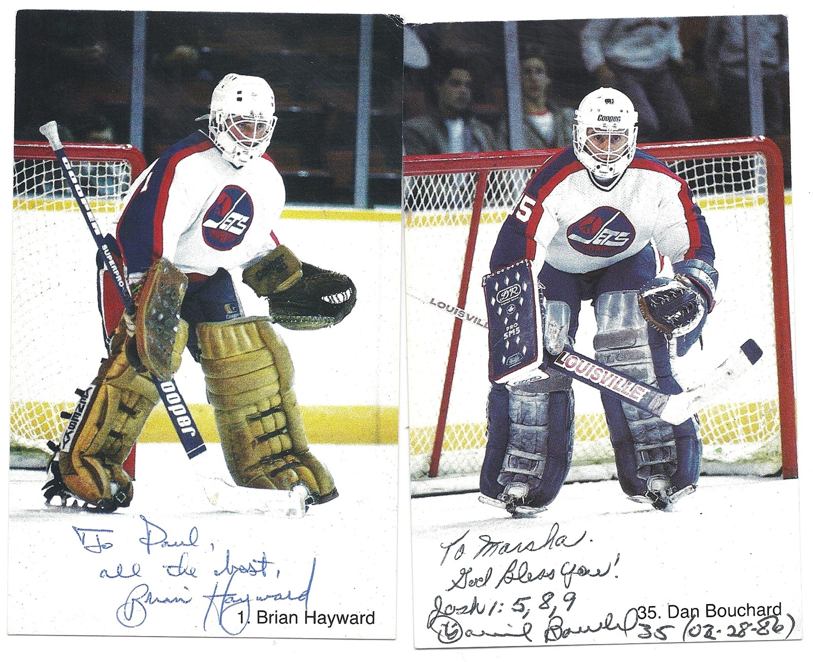 Brian Hayward Signed / Autographed Hockey Postcard Winnipeg Jets | eBay