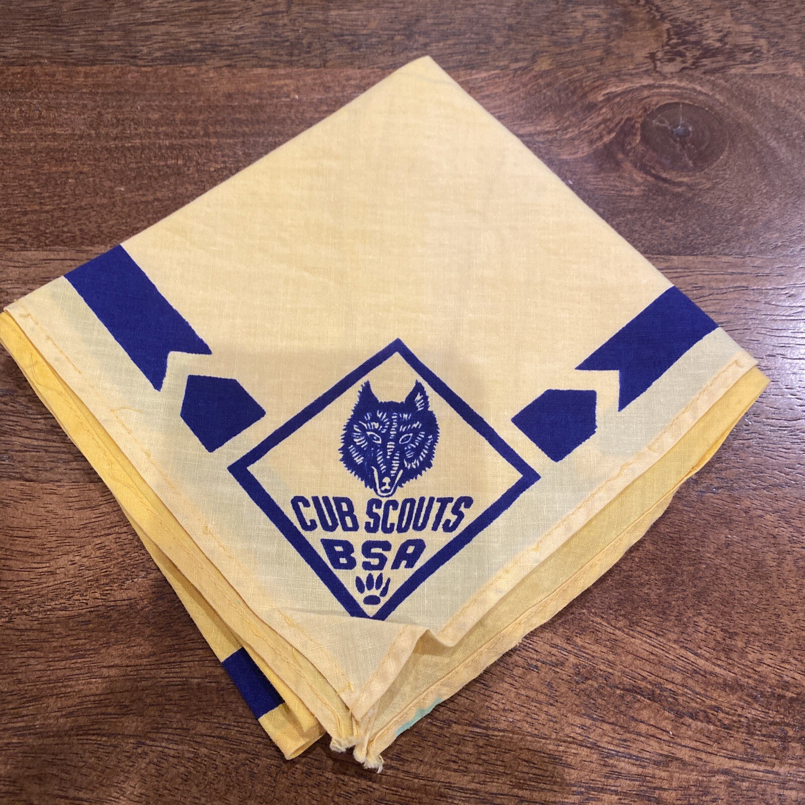 Older Style Cub Boy Scouts of America Neckerchief Wolf Cub Scouts BSA ...