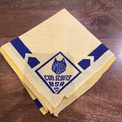 Older Style Cub Boy Scouts of America Neckerchief Wolf Cub Scouts BSA ...