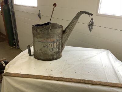 Antique PRESTONE Galvanized Antifreeze Radiator Filling Can With A ...