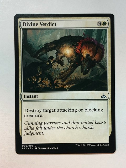 MTG Divine Verdict Rivals of Ixalan 005/196 Regular Common for sale ...