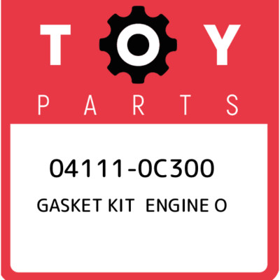 04111-0C300 Toyota Gasket kit engine o 041110C300, New Genuine OEM Part ...
