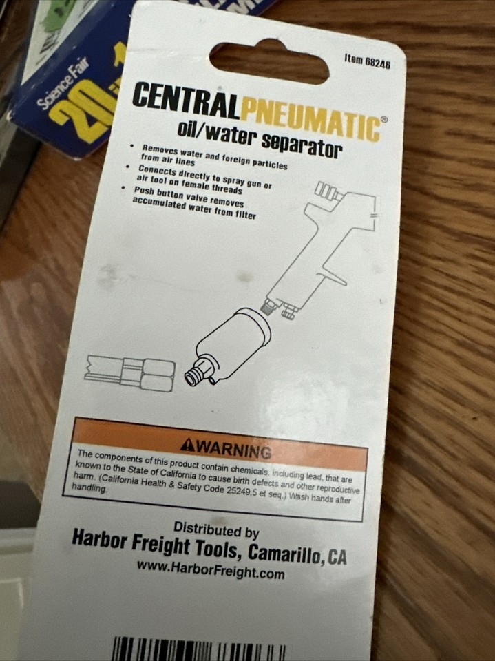 Central Pneumatic Oil Water Separator 1/4" 68246 | eBay