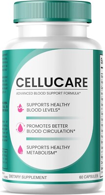 CelluCare All Natural Advanced Blood Support Formula Supplements - (60 ...