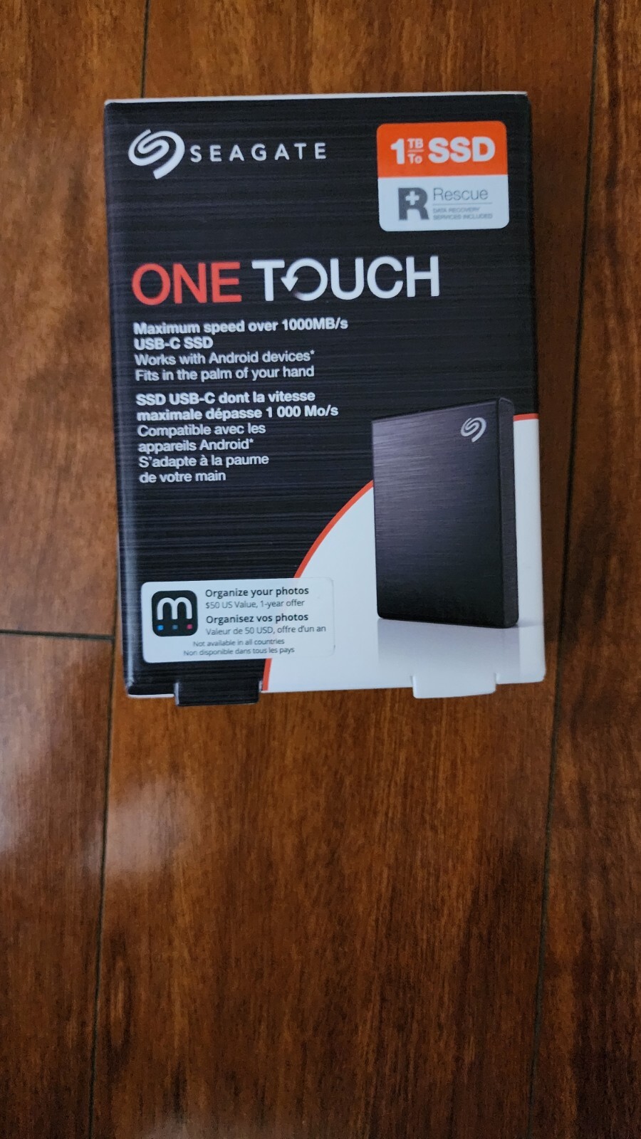 Seagate One Touch 1TB USB-C External SSD - Black (STKG1000400) for sale ...