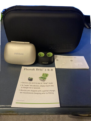 PHONAK Mini Charger RIC, PHONAK Dryer Case, and PHONAK Carrying Case ...