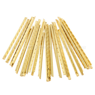 Set of 19pcs Copper Fret Wire Fretwire 2.2mm Gold for Classical Guitar ...