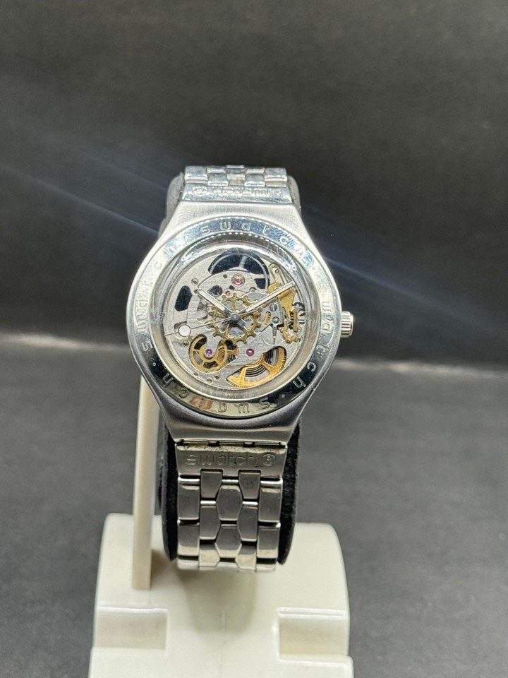 Swatch Irony Skeleton Automatic Men's Watch BODY & SOUL Swiss Made ...