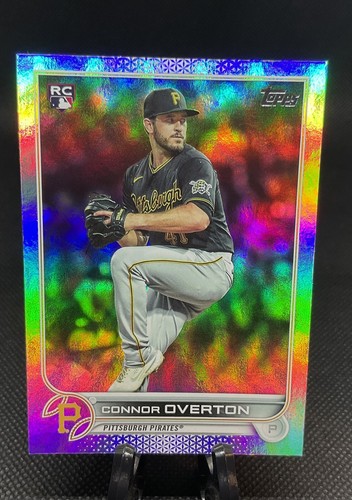 2022 Topps Rainbow Foil #339 Connor Overton Rookie - Pittsburgh Pirates ...