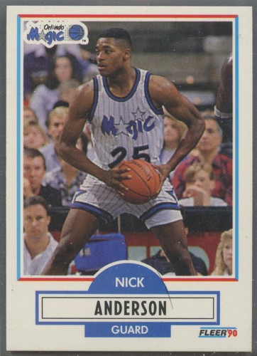 1990-1991 Fleer Basketball #132 Nick Anderson Orlando Magic | eBay