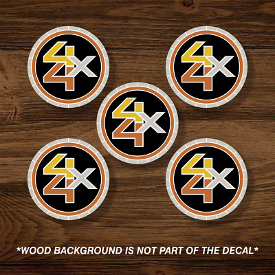 CHEVROLET SILVERADO BLAZER Wheel Center Cap Overlay X5, 4X4 Vinyl Decal ...