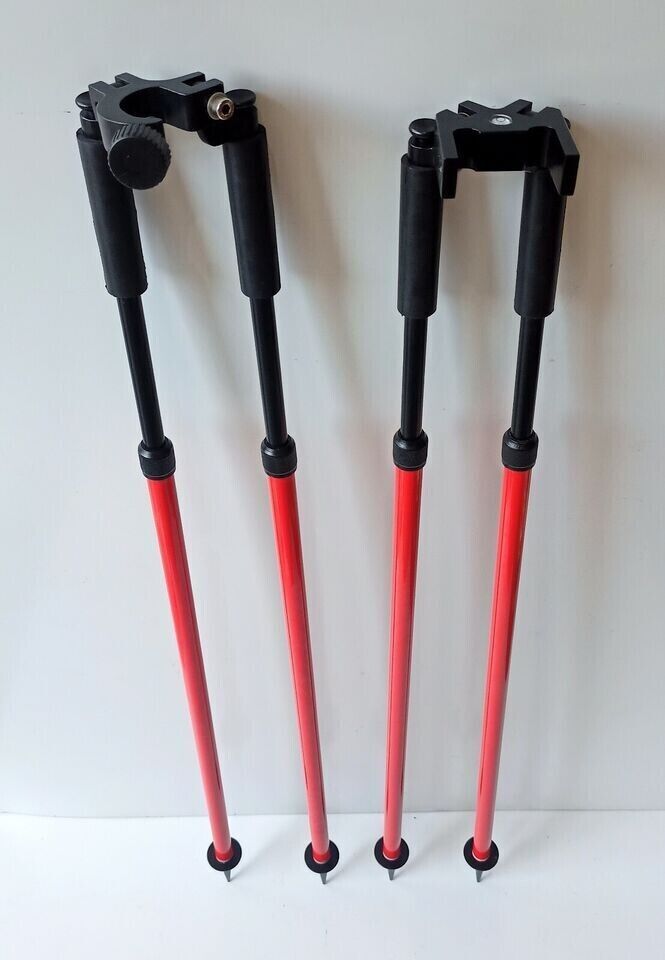 Thumb Release Bipod for Prism Pole Grade Rod Total Stations GPS GNSS ...