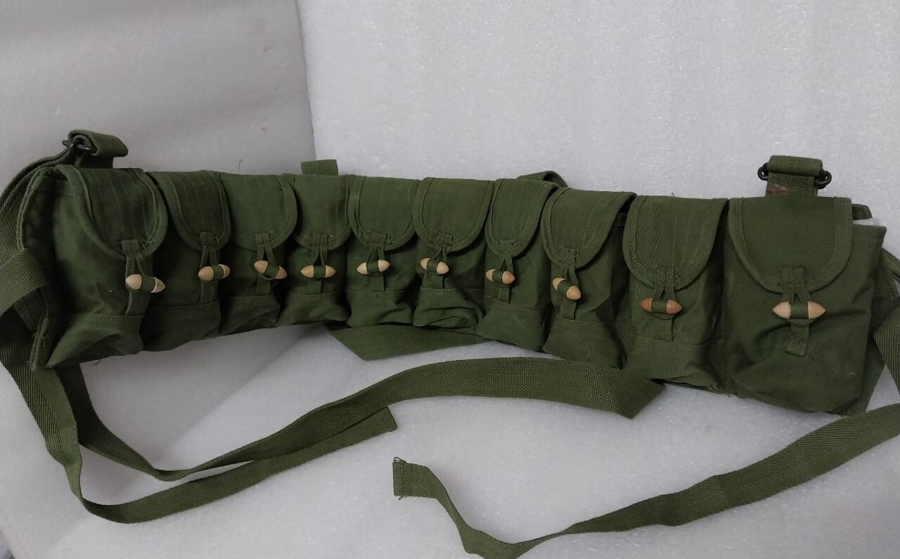 Vintage rare Original China Vietnam War Chest Rig Field Gear Bandoliers ...