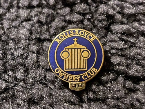 Rolls-Royce Owners Club RROC Bentley Lapel Pin Hat Pin 40 Year Blue ...