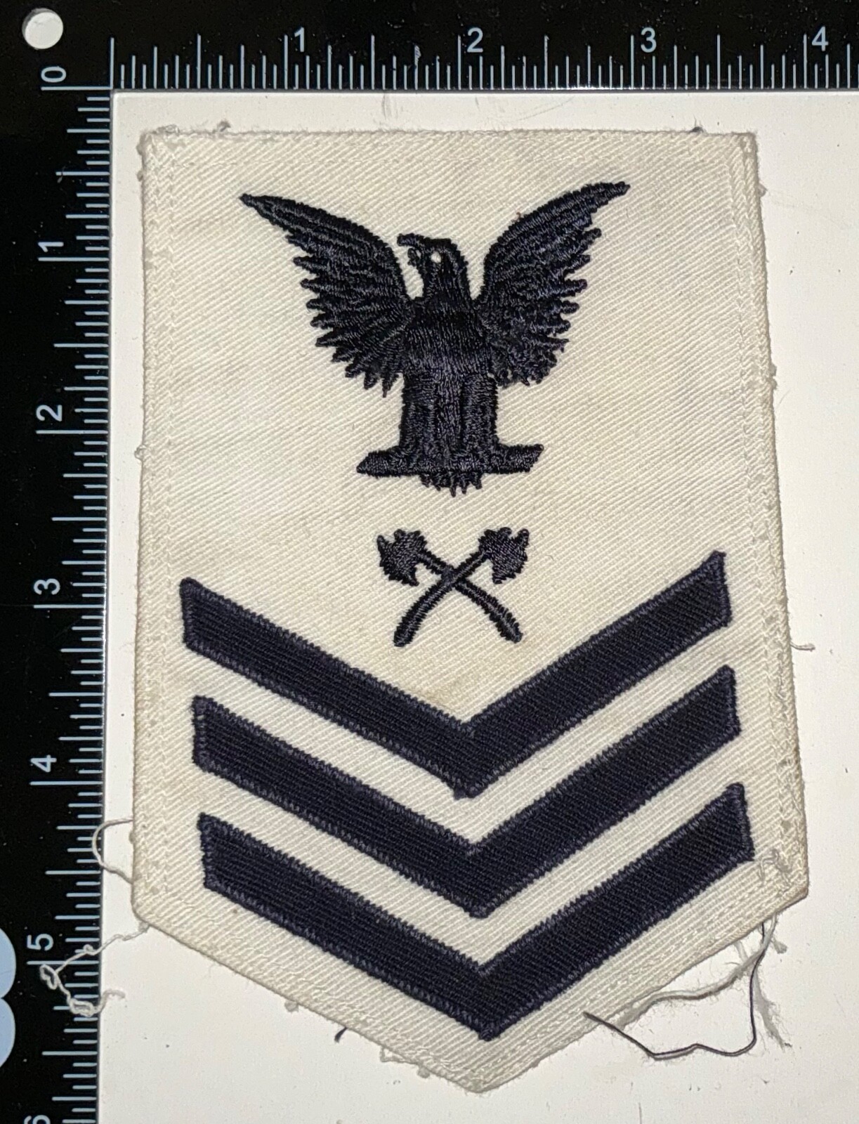 WWII 1942 DATED USN US Navy Carpenter Mate Petty Officer 1st Class Rate ...