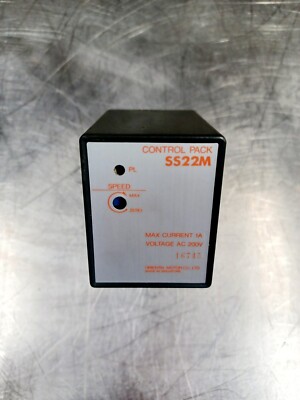 ORIENTAL MOTOR SS22M Speed Control Pack used, from a working machine | eBay