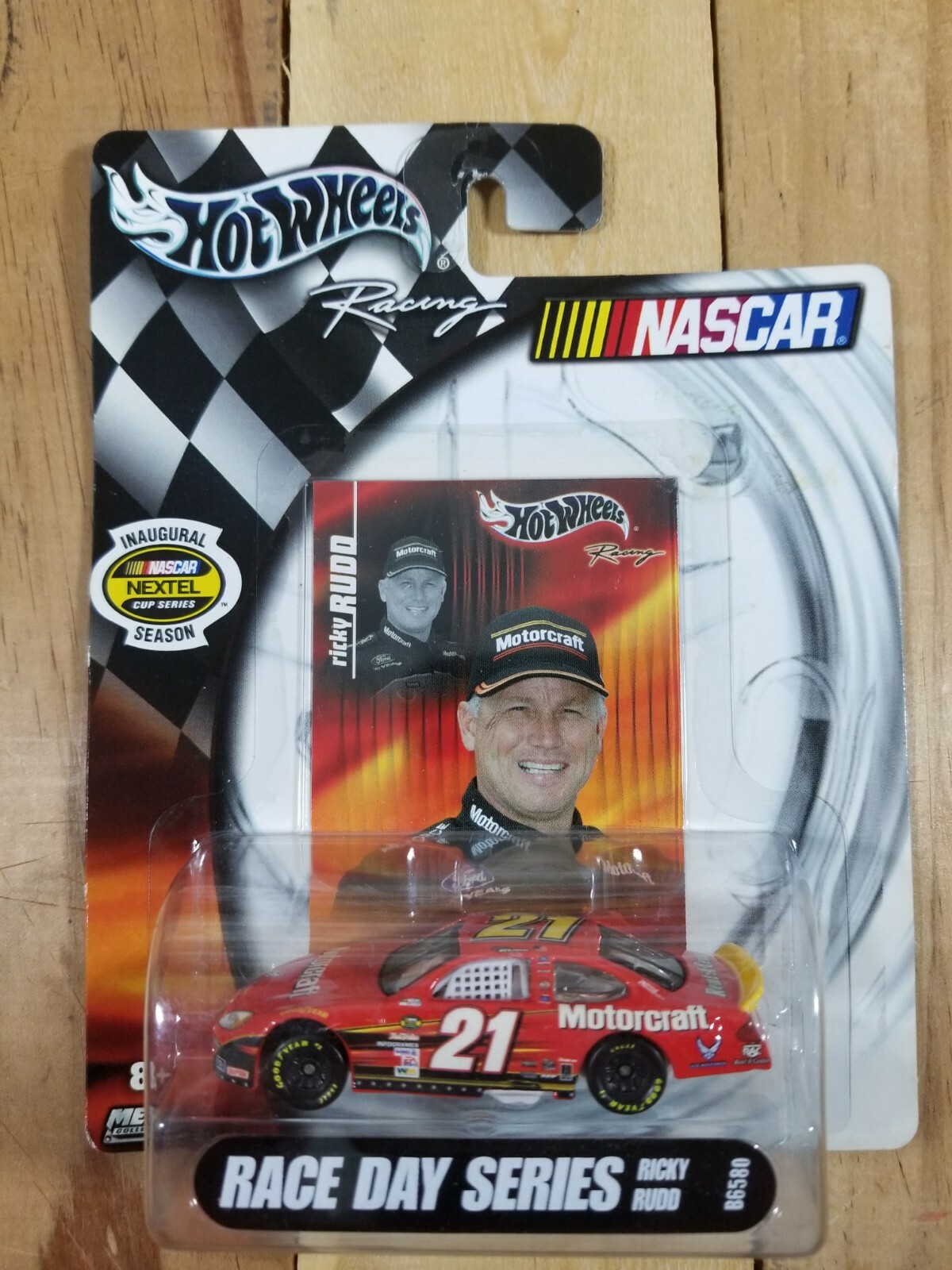 NASCAR HOT WHEELS RACING RACE DAY SERIES RICKY RUDD MOTORCRAFT #21 | eBay