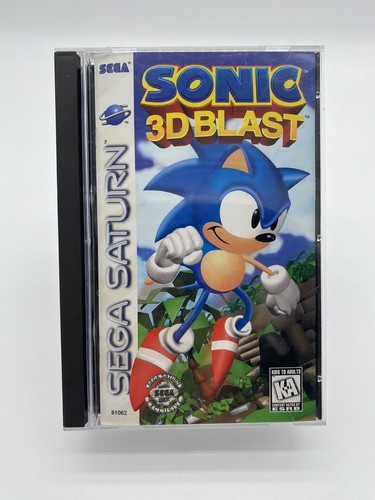 Sonic 3D Blast (Sega Saturn, 1996) w/ Manual, CD, Case. Tested ...