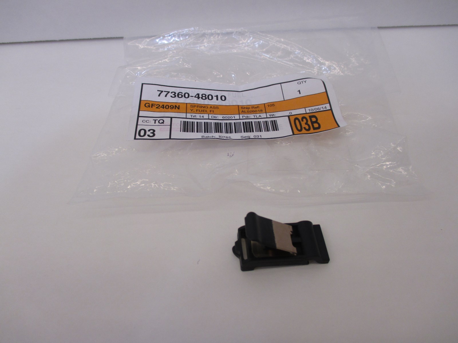 TOYOTA OEM FACTORY FUEL LID DOOR SPRING 2000-2005 CELICA 77360-48010 | eBay