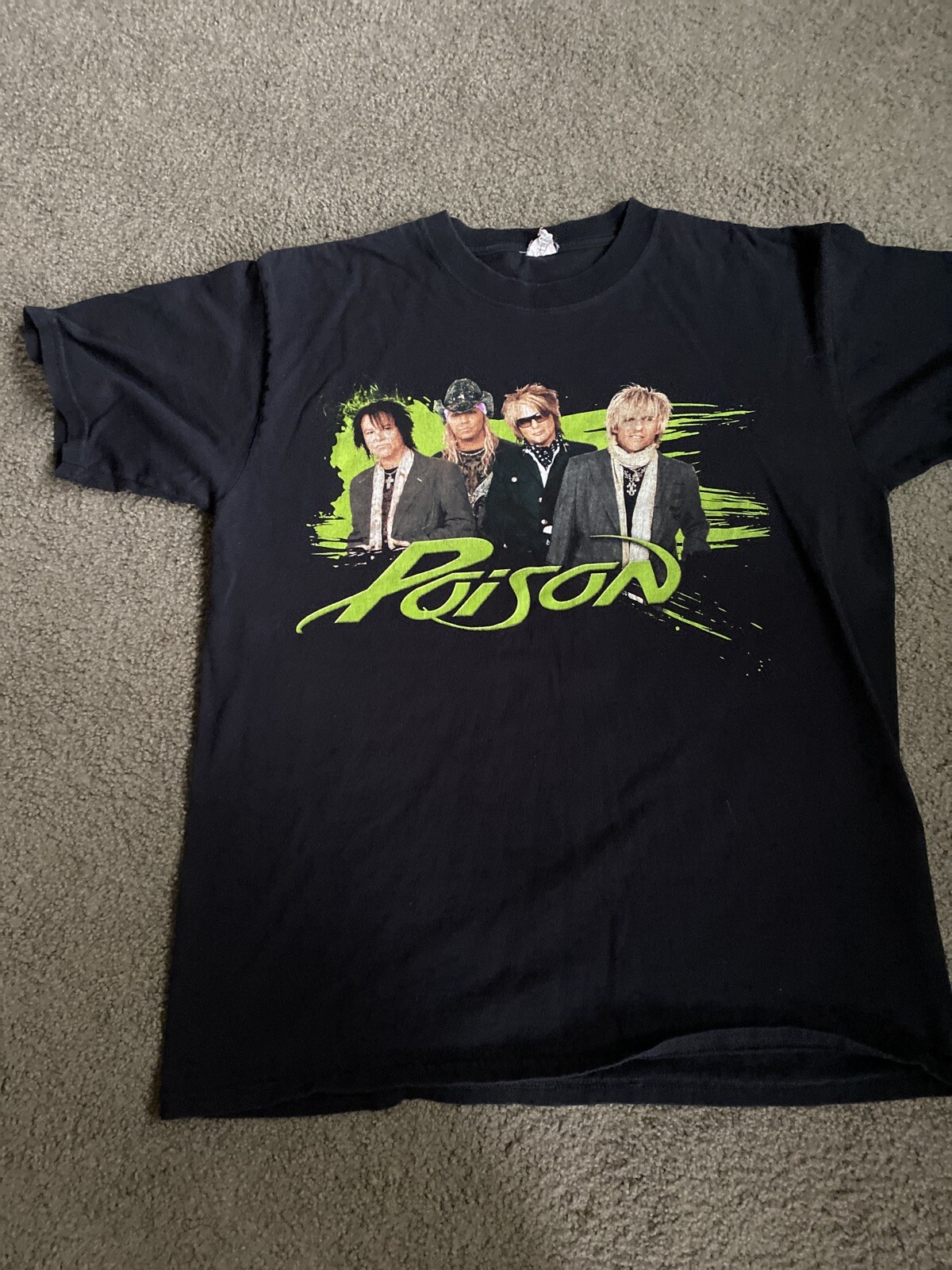 2008 Poison Tour Shirt Large - Gem