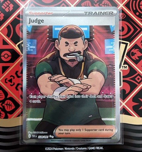 Judge Full Art 228/091 Paldean Fates - NM Pokémon Card | eBay