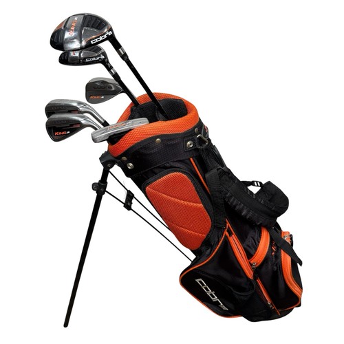 King Cobra Jr 6 Golf Club Set Bag Fairway Wood Hybrid Putter Irons RH ...