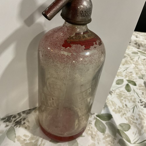 H.Miller Bronx N.Y. Clear Antique Seltzer Bottle Very Nice | eBay