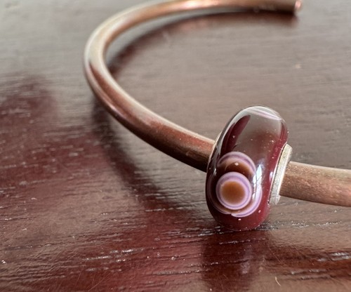 Trollbeads Unique Small & Beautiful Flower Glass Bead Charm Retro ...