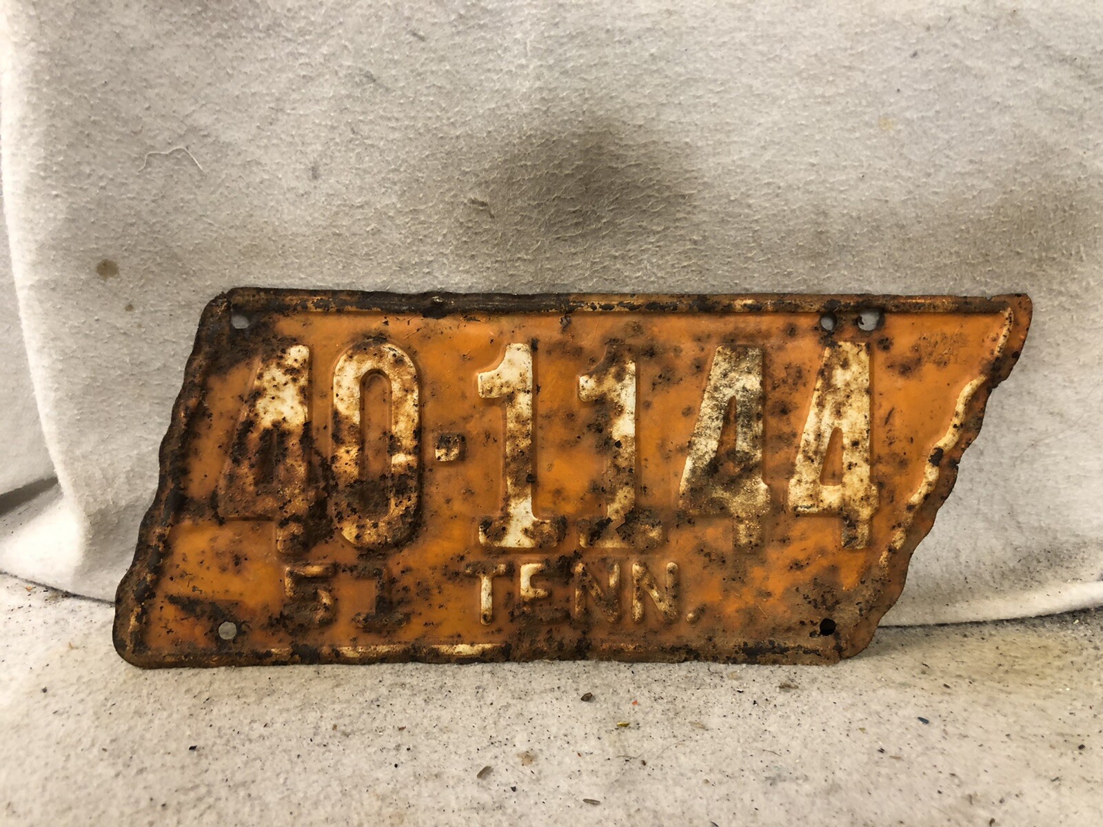 Vintage 1951 Tennessee License Plate | eBay