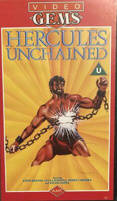 Hercules Unchained [VHS] [1959] [1960] Rare Steve Reeves Sylva Koscina Lopez | eBay