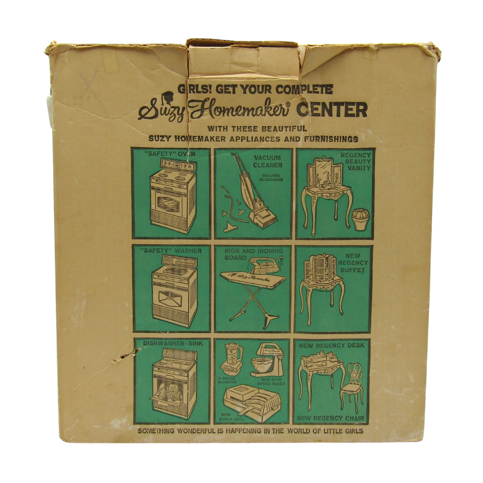 VTG 1960's Topper Toys SUZY HOMEMAKER Kitchen Safety Oven Stove w Box ...