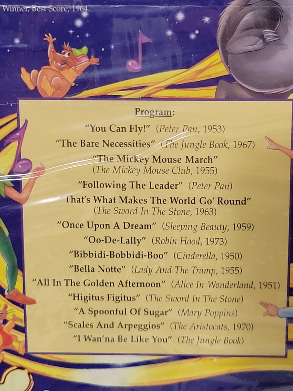 Disneys Sing Along Songs - Sing Along Songs: The Magic Years (VHS, 1997 ...