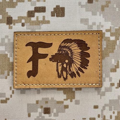 Forward Observations Group Bald Bros FOG Comanche Leather Patch | eBay