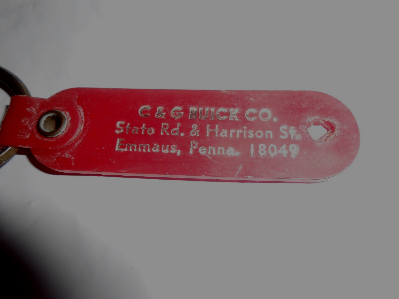 Vintage Flexible Key Fob with a set of worn Ford Auto Keys (Emmaus ...