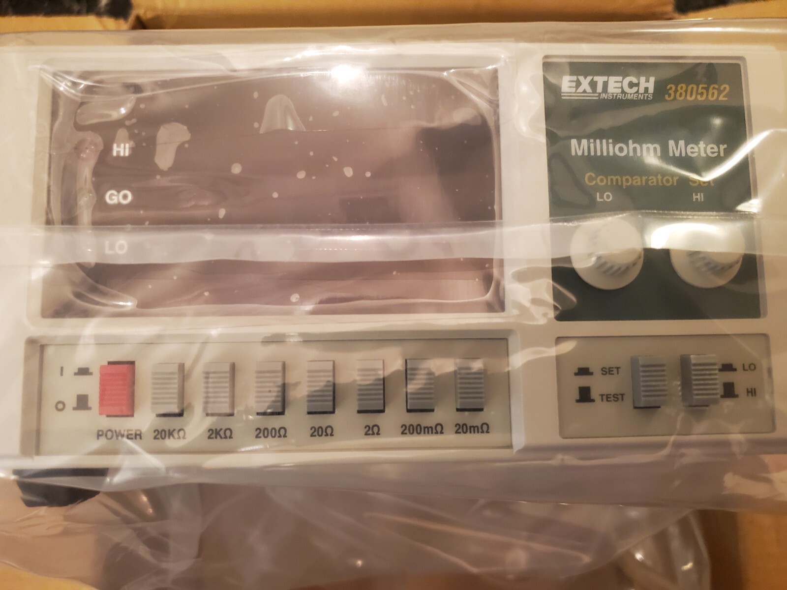 Extech 380562 High Resolution 220VAC Precision Milliohm Benchtop ...