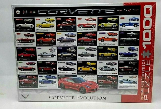 Chevrolet The Camaro Evolution - 1000pc Jigsaw Puzzle by Eurographics ...