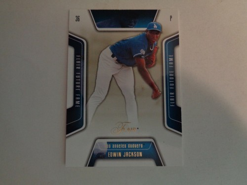 2003 Fleer Flair Future Fame Edwin Jackson Card #F-133 Serial #137/500 ...