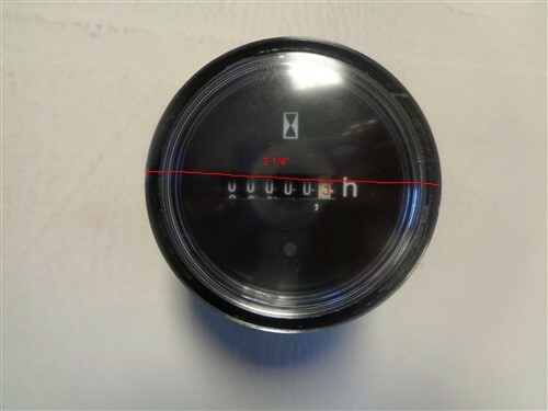 MERCURY QUICKSILVER HOUR METER WITH BLACK FACE 79-8M0051449 MARINE BOAT ...