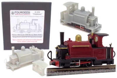 Fourdees Freelance Locomotive 'Gladstone' 009 / OO9 Kit for Kato ...