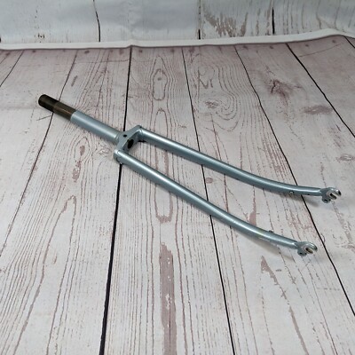 Tange VTG Cro-Moly Steel Threaded Road Bike Fork 27" Light Blue ...
