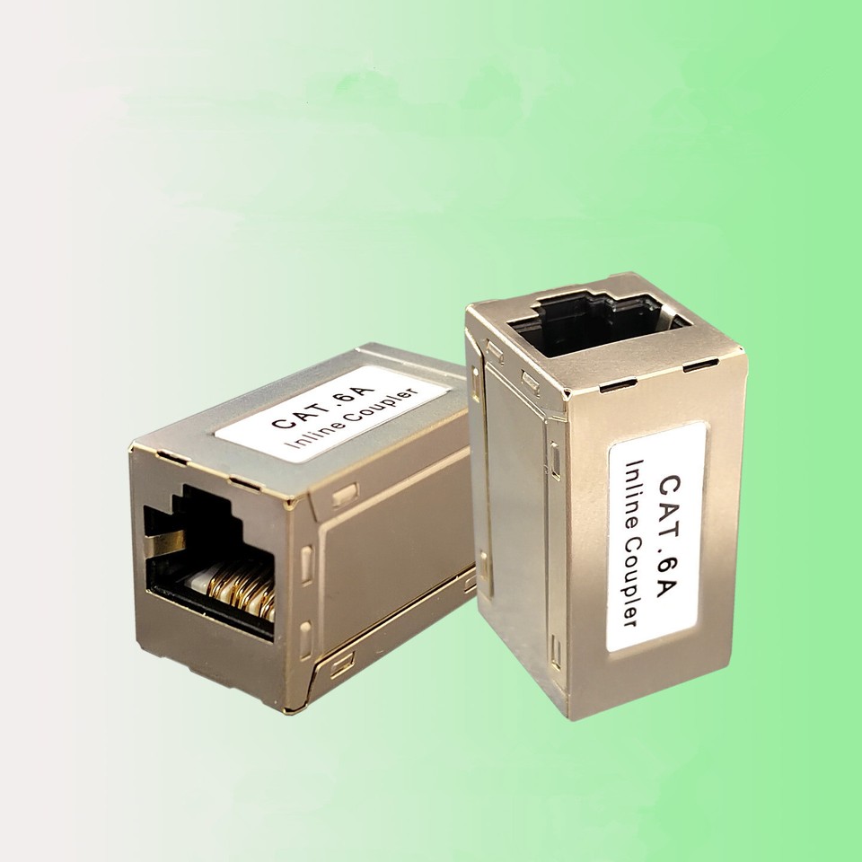 5Pcs Cat6A Inline Coupler Female to Female RJ45 Ethernet Port Insert ...